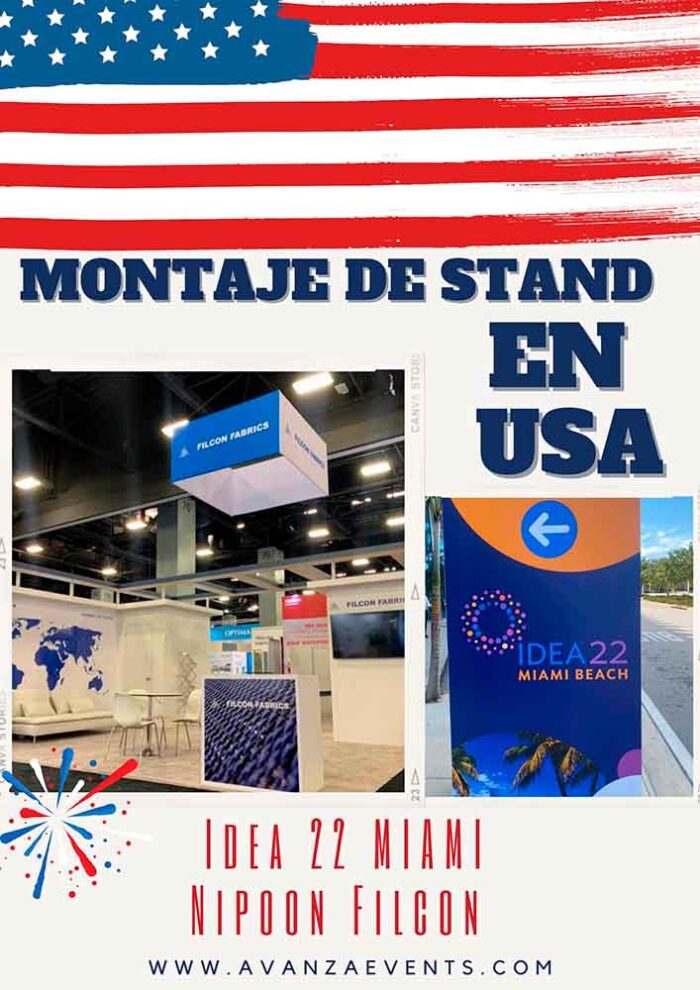 Stand for Nippon Filcon at IDEA 2022 Miami