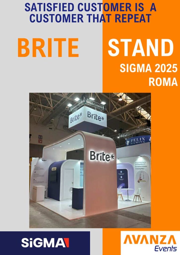 BRITE DESIGN STAND – SiGMA 2025 (ROME) 【Avanza Events 2026